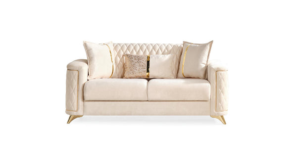 Luna Livingroom Set Ivory – Pina Luxury